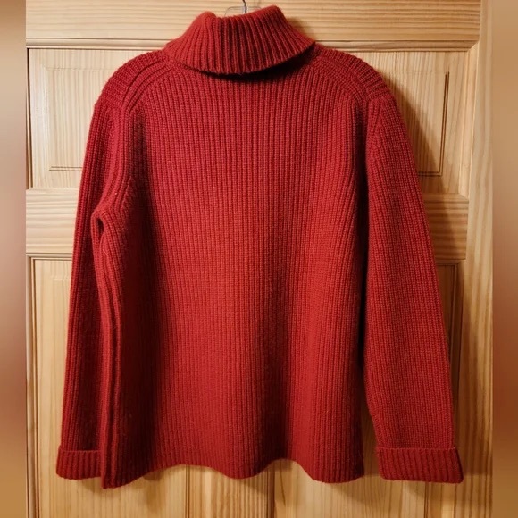 Jenni Kayne | Sweaters | Jenni Kayne Red Turtleneck Sweater | Poshmark
